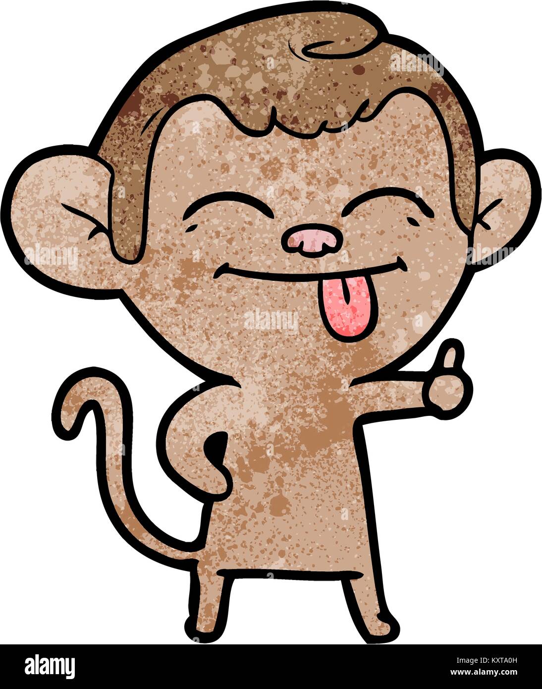 funny cartoon monkey Stock Vector Image & Art - Alamy