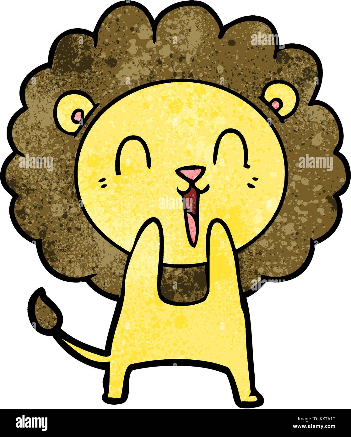 laughing lion cartoon Stock Vector Image & Art - Alamy