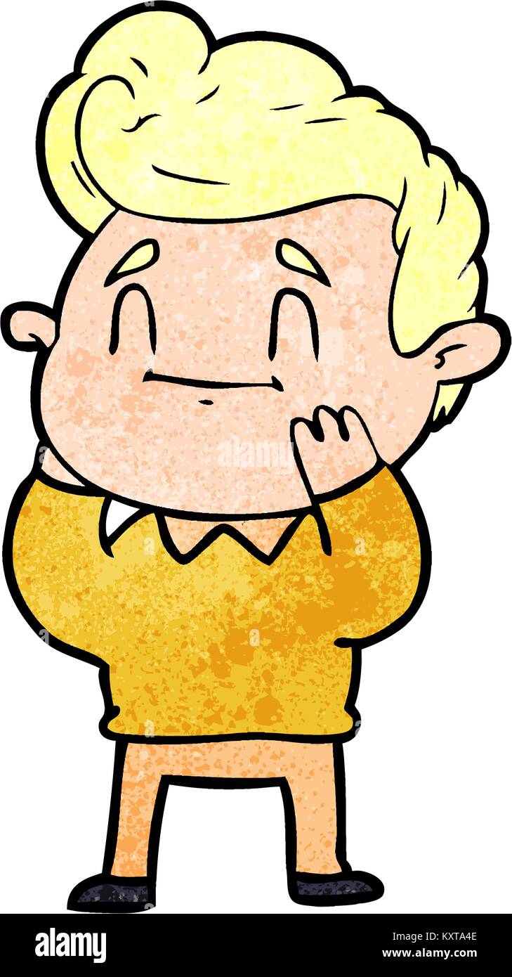 happy surprised cartoon man Stock Vector Image & Art - Alamy