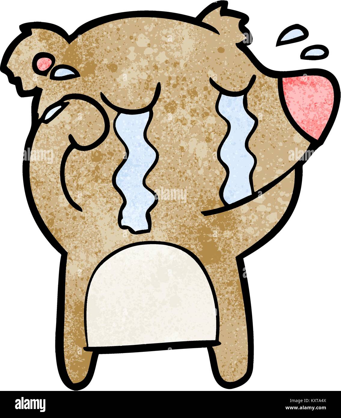 cartoon crying bear Stock Vector Image & Art - Alamy