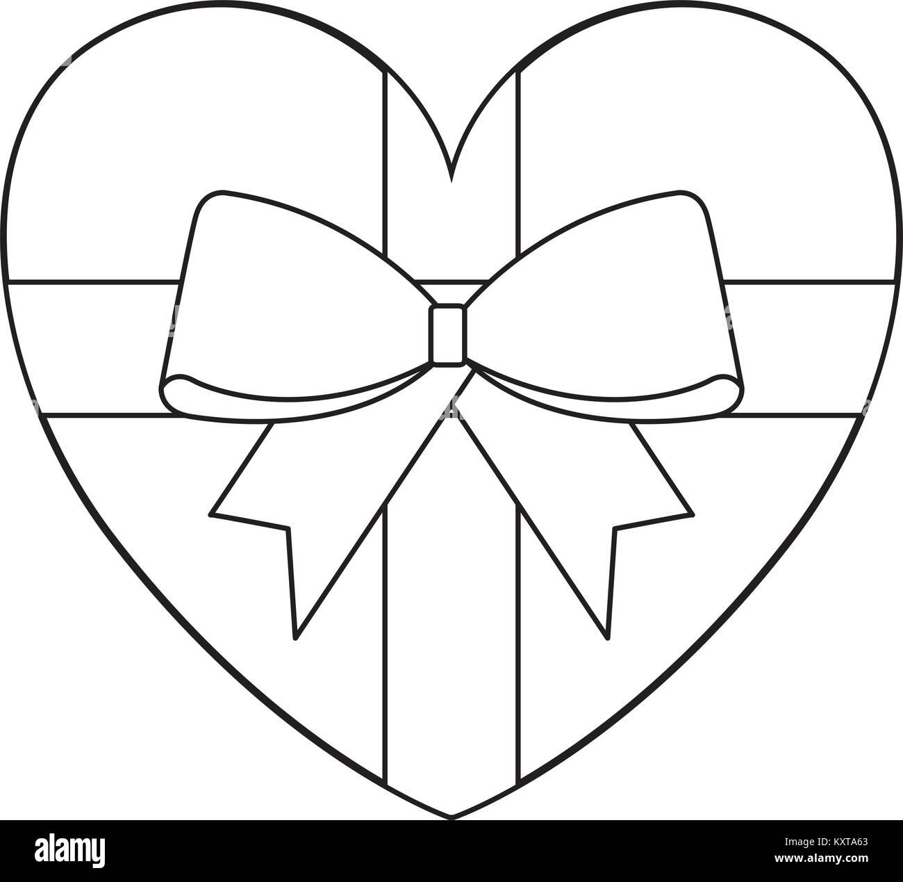 Love pack gift box Black and White Stock Photos & Images - Alamy