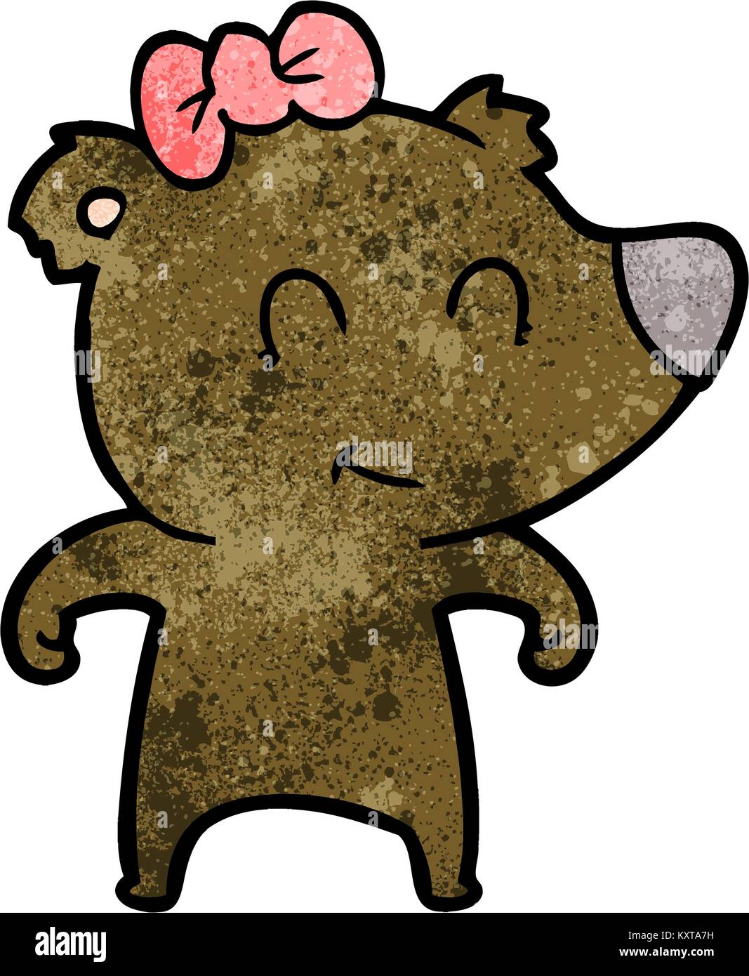 female bear cartoon Stock Vector Image & Art - Alamy