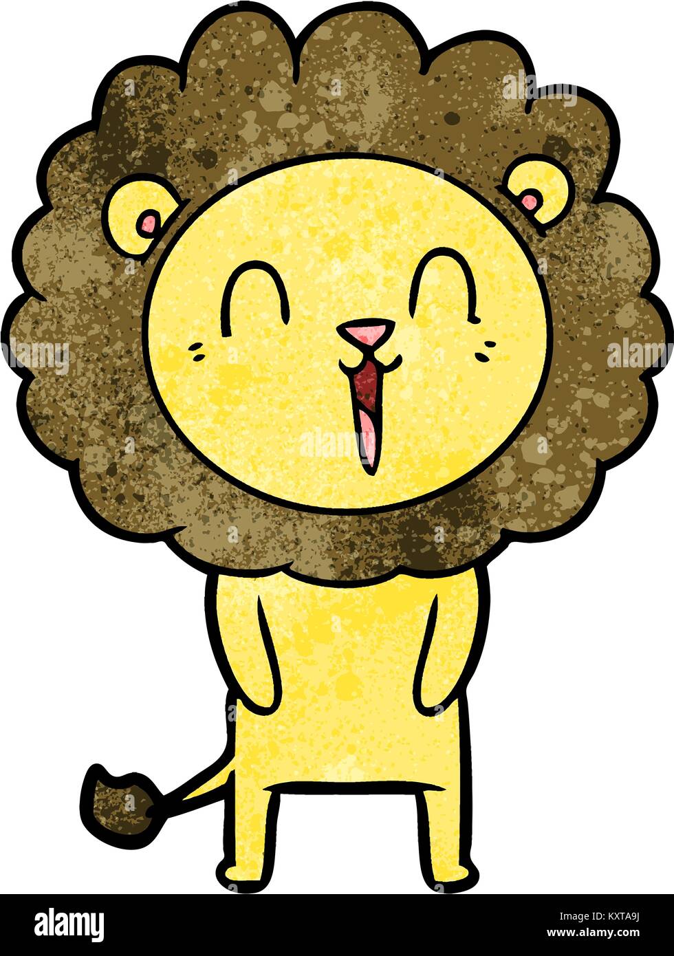 laughing lion cartoon Stock Vector Image & Art - Alamy