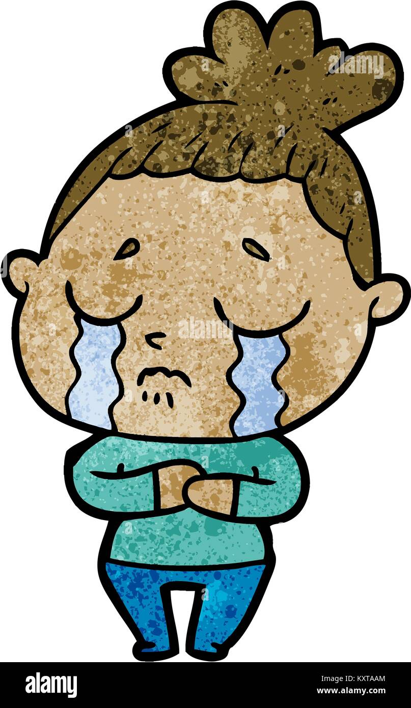 cartoon crying woman Stock Vector Image & Art - Alamy
