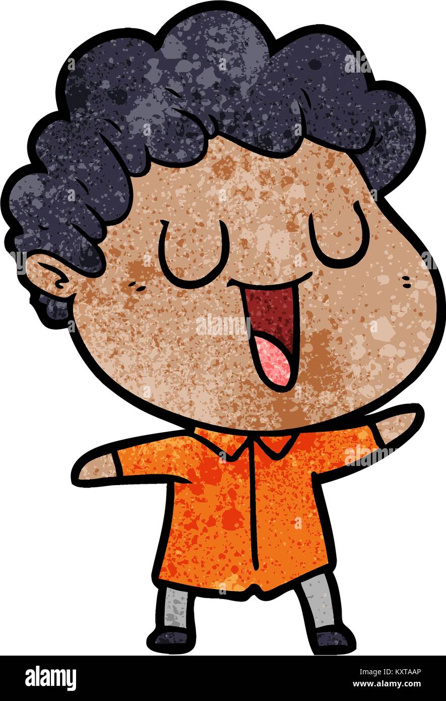 laughing cartoon man Stock Vector Image & Art - Alamy