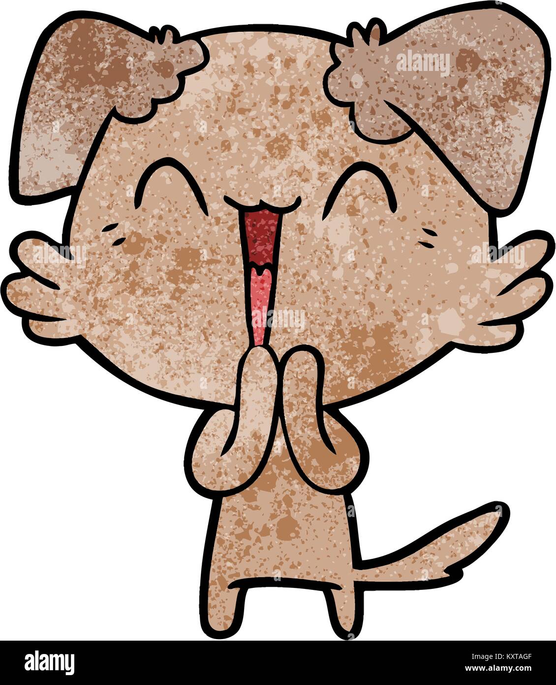 laughing little dog cartoon Stock Vector Image & Art - Alamy