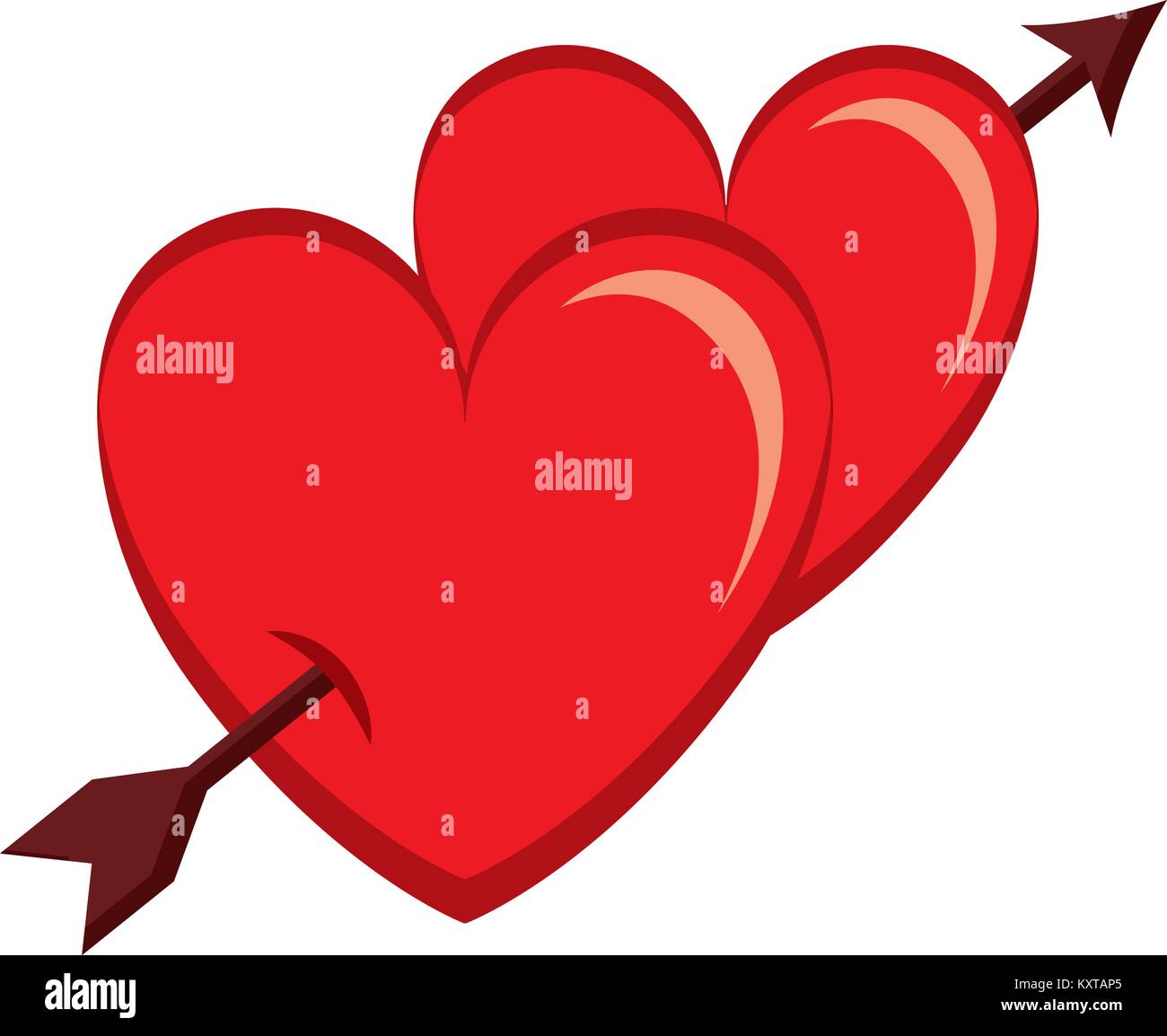 The double lover Stock Vector Images - Alamy
