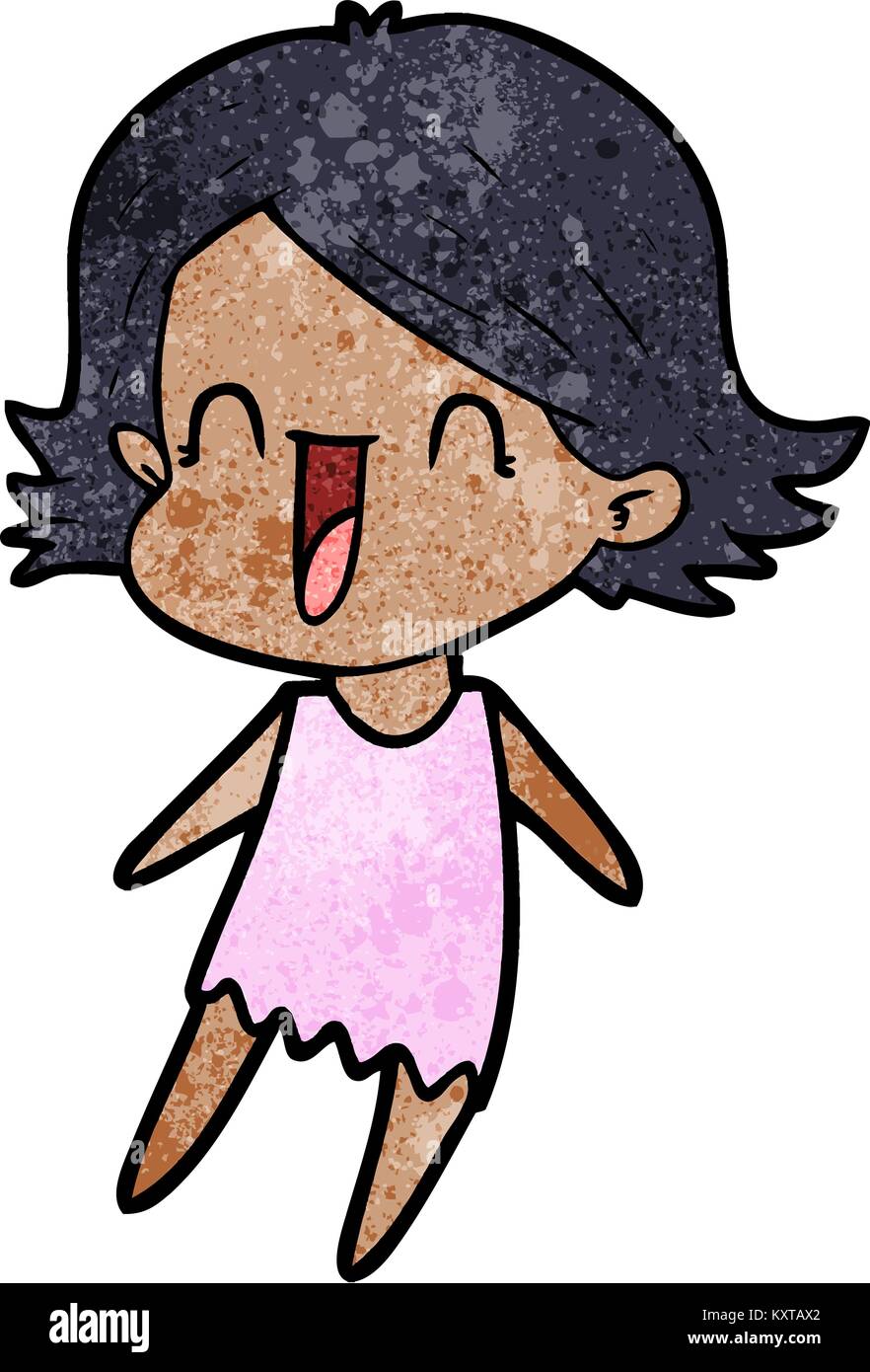 cartoon happy woman Stock Vector Image & Art - Alamy