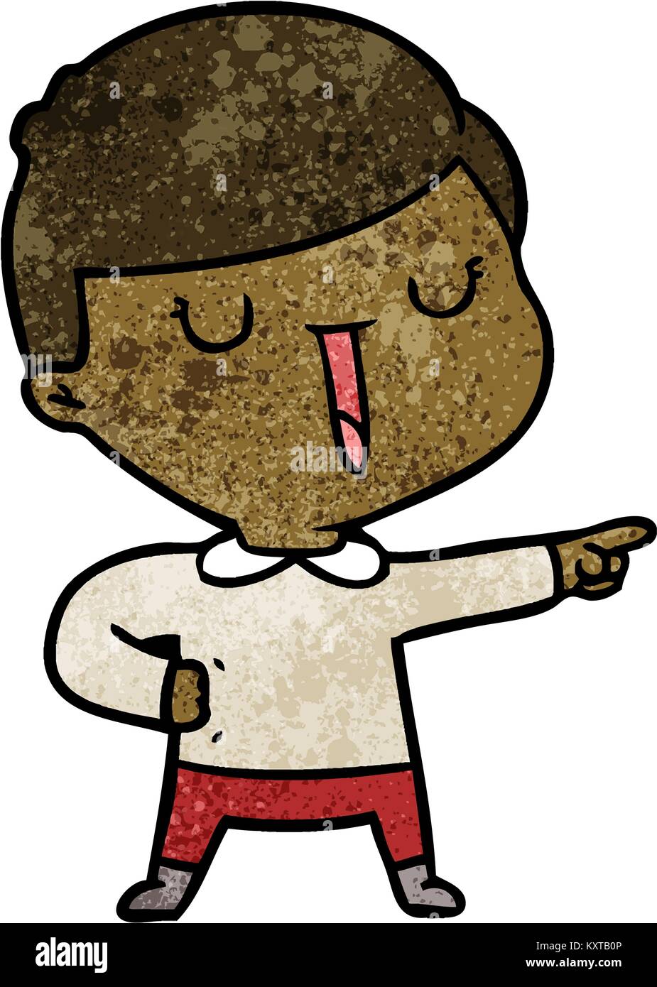 cartoon happy boy Stock Vector Image & Art - Alamy