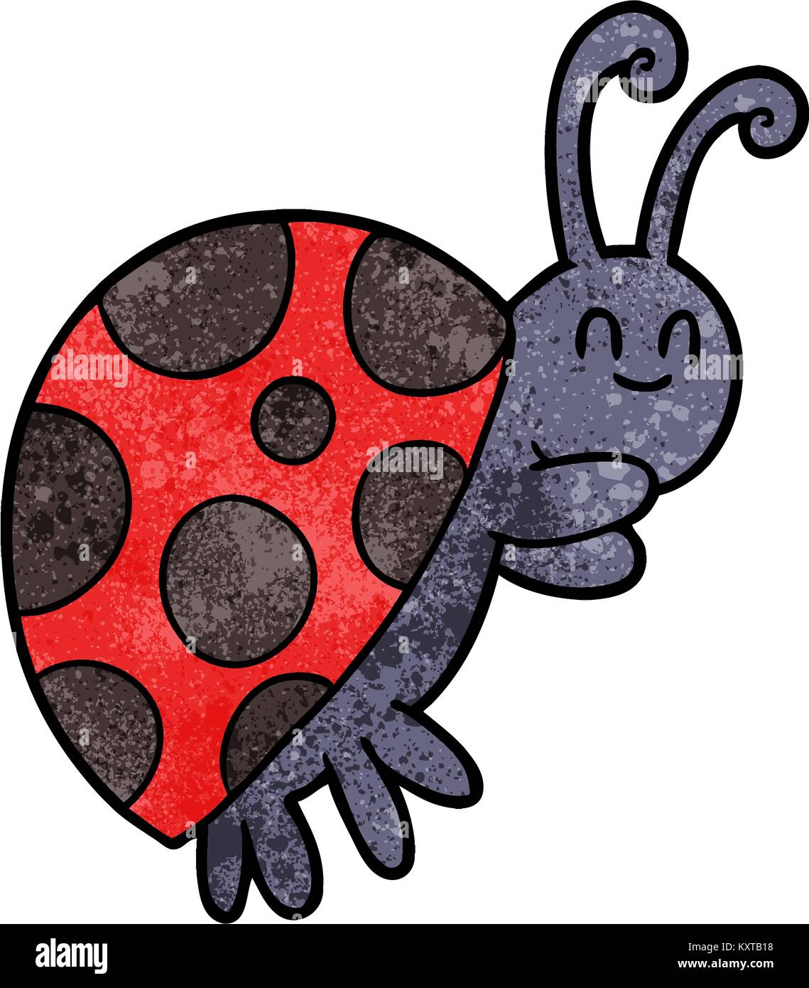 cute cartoon ladybug Stock Vector Image & Art - Alamy