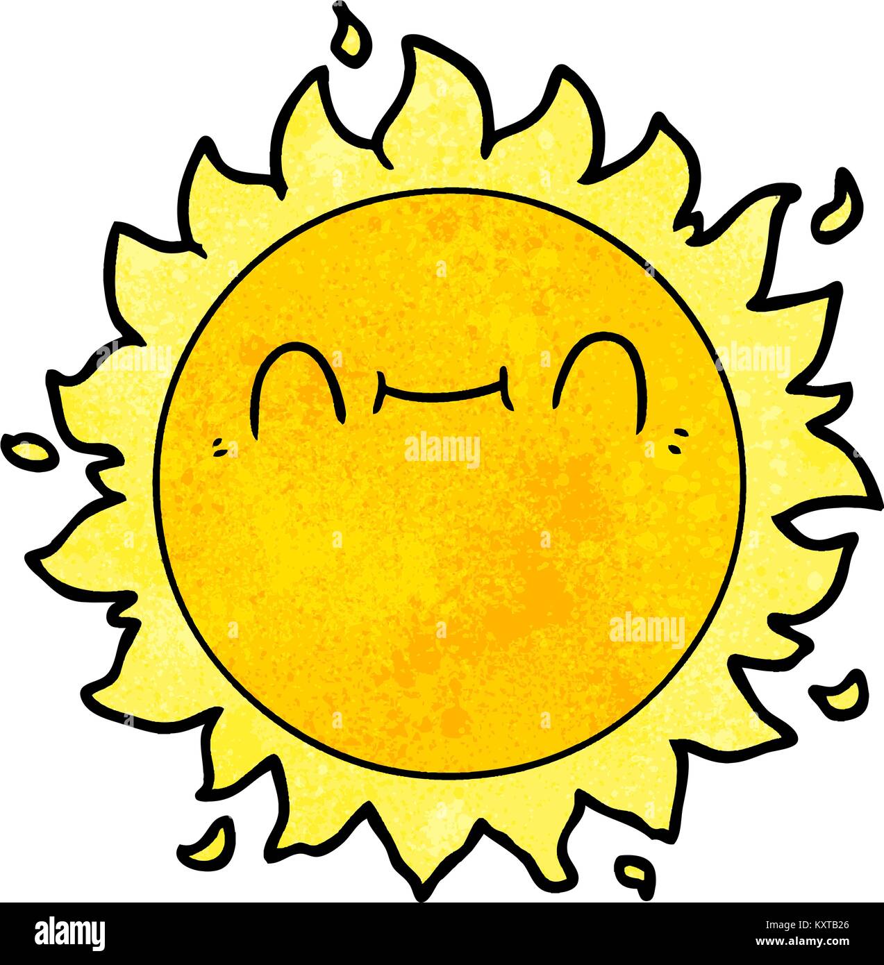 happy cartoon sun Stock Vector Image & Art - Alamy