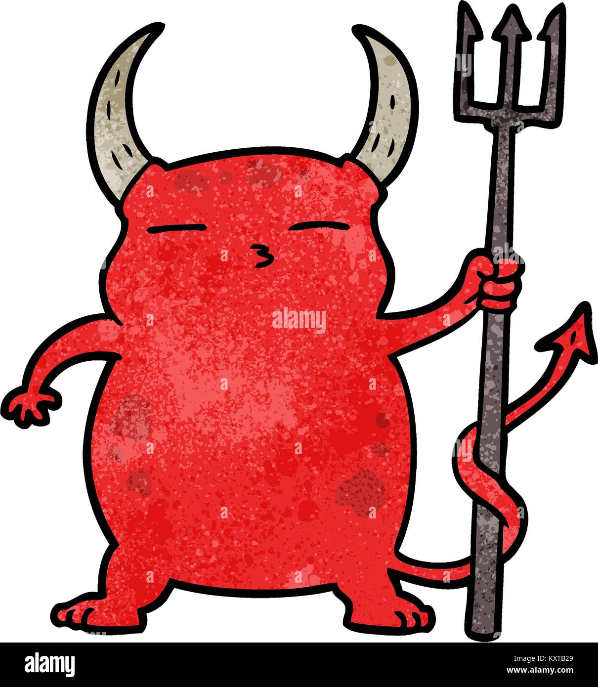 cartoon little devil Stock Vector Image & Art - Alamy