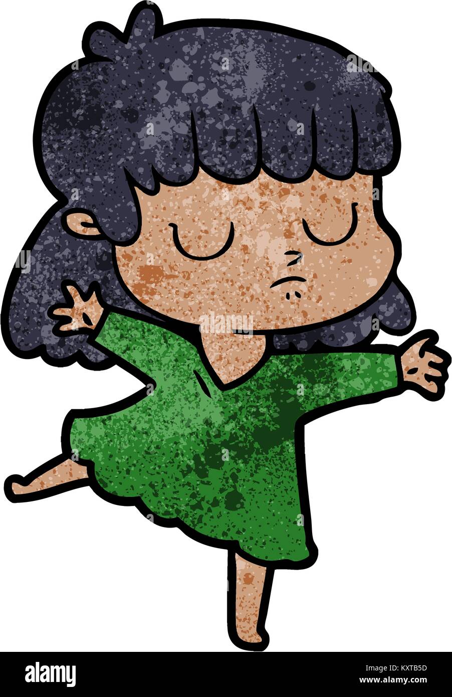 cartoon indifferent woman Stock Vector Image & Art - Alamy