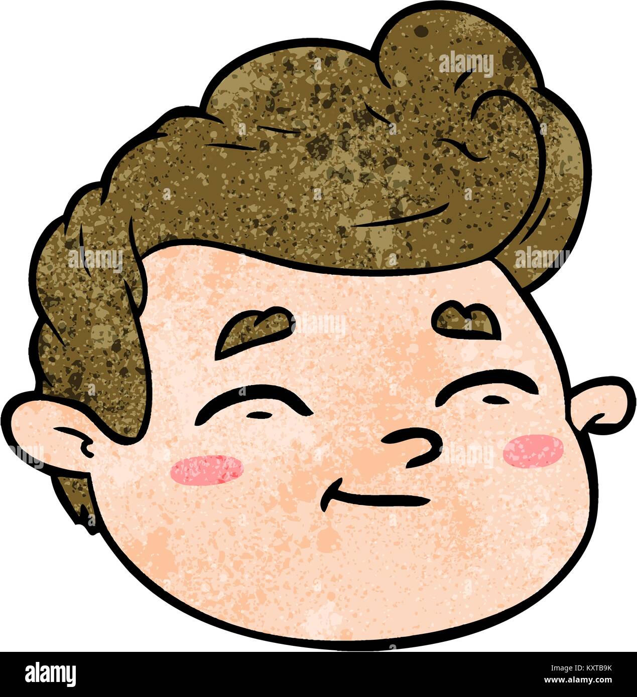 cartoon male face Stock Vector Image & Art - Alamy