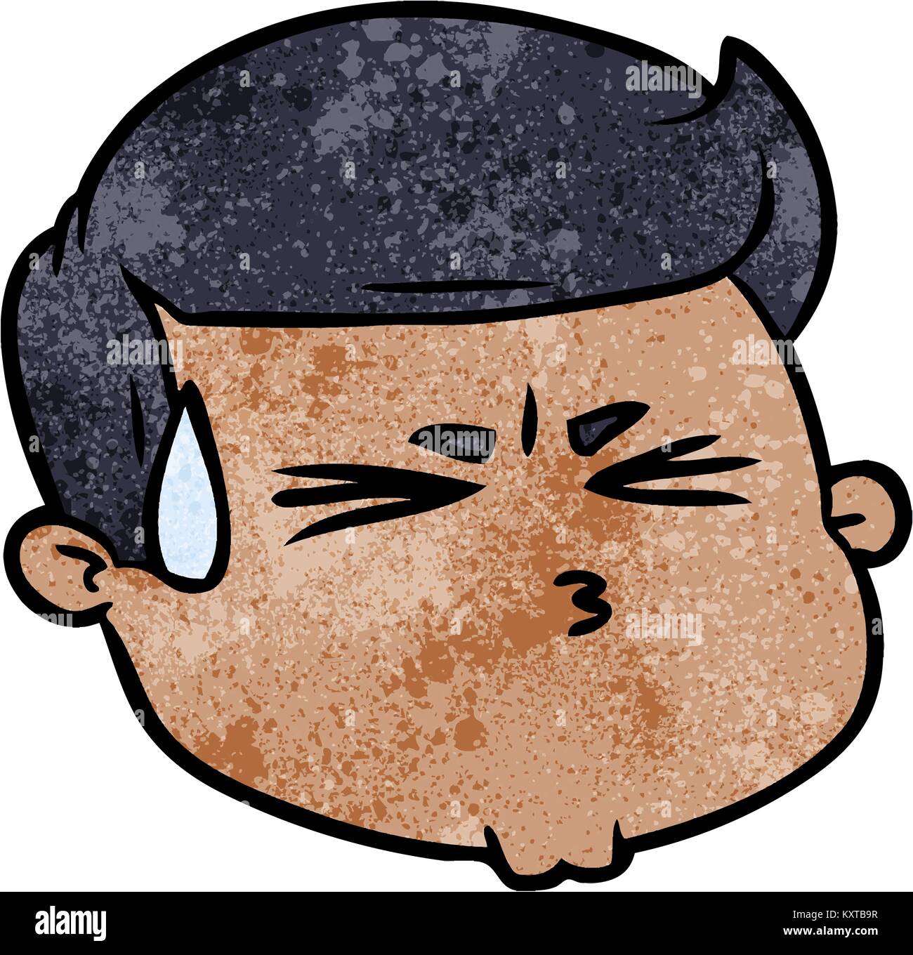 cartoon male face Stock Vector Image & Art - Alamy