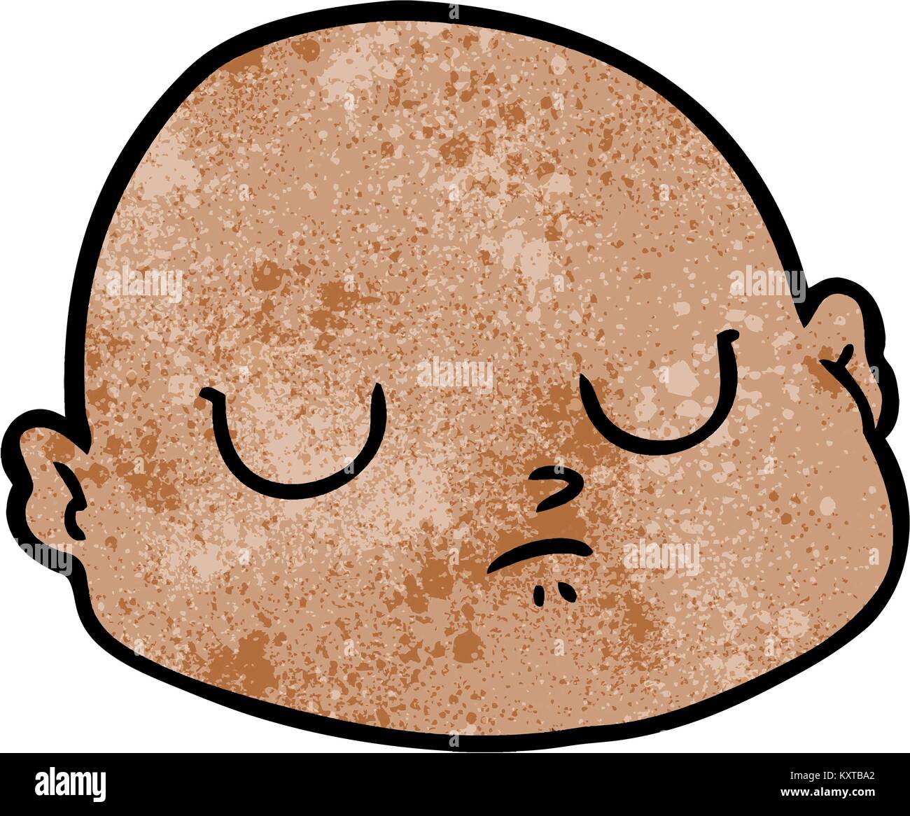cartoon bald man Stock Vector Image & Art - Alamy