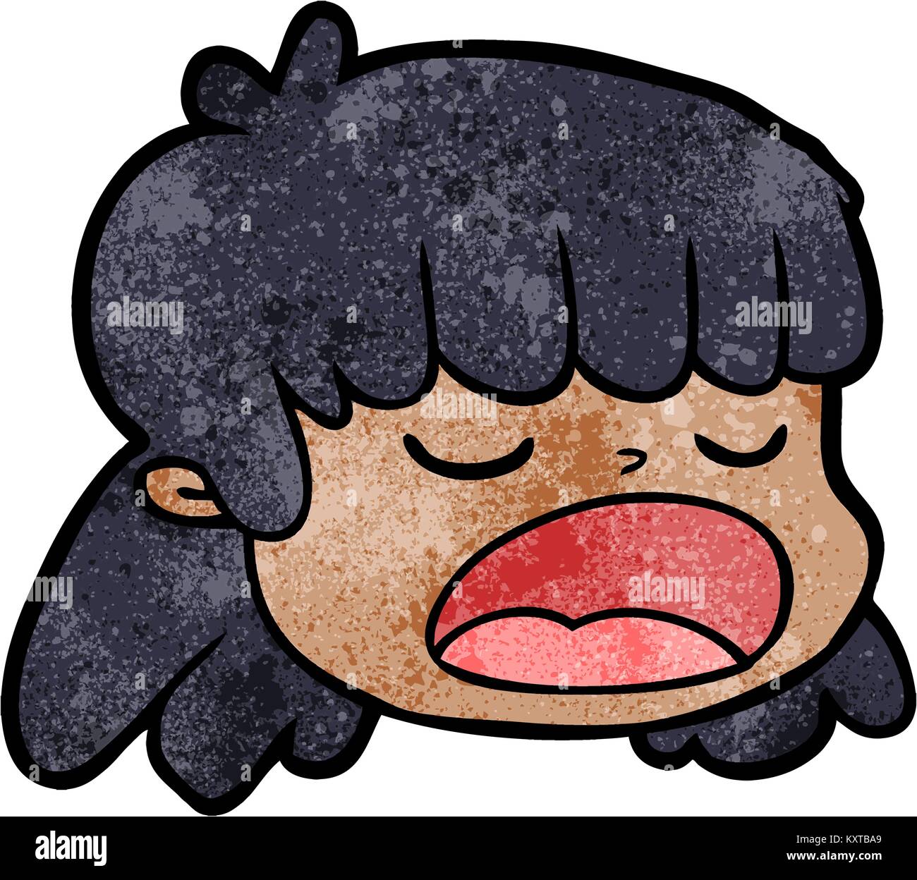 cartoon female face Stock Vector Image & Art - Alamy