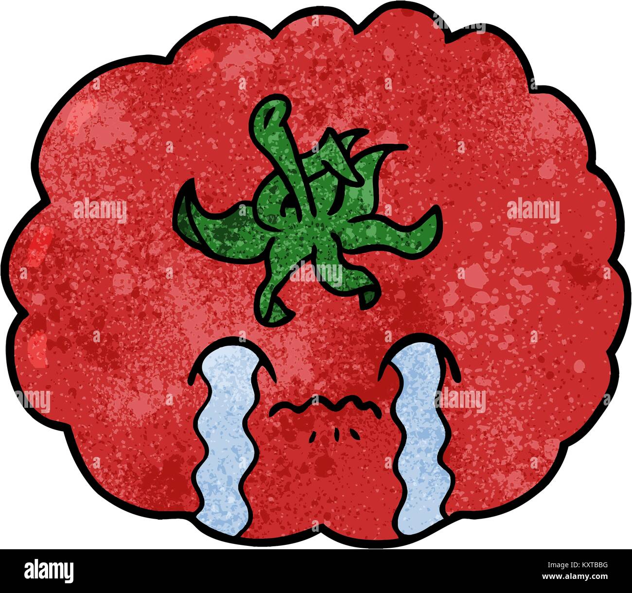 cartoon crying tomato Stock Vector Image & Art - Alamy