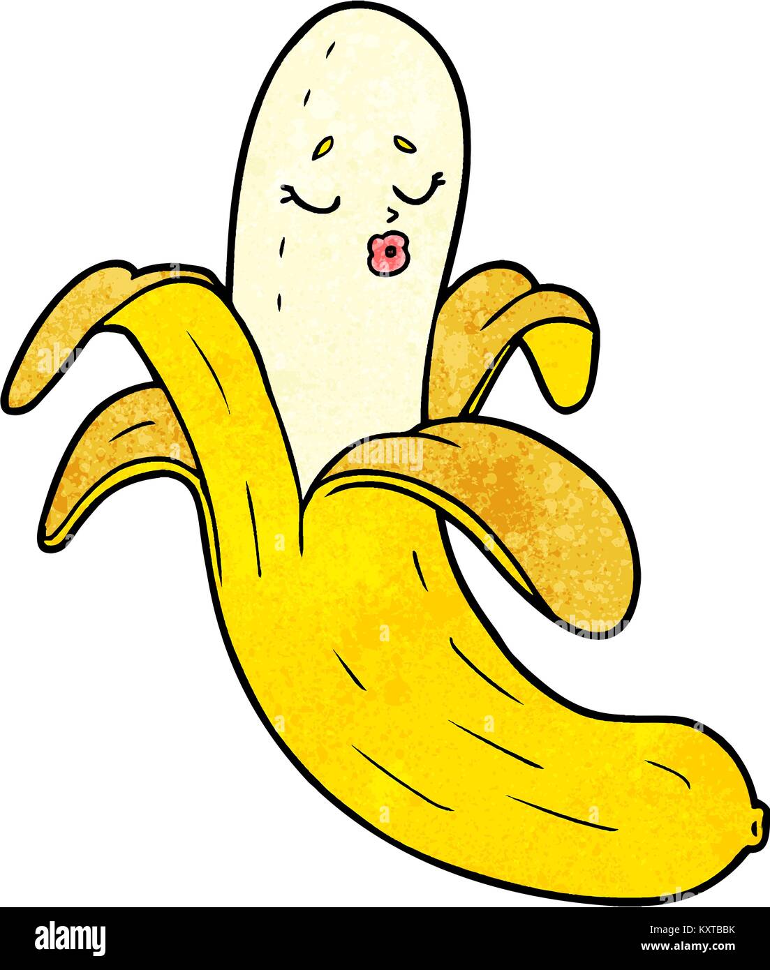 cartoon best quality organic banana Stock Vector Image & Art - Alamy