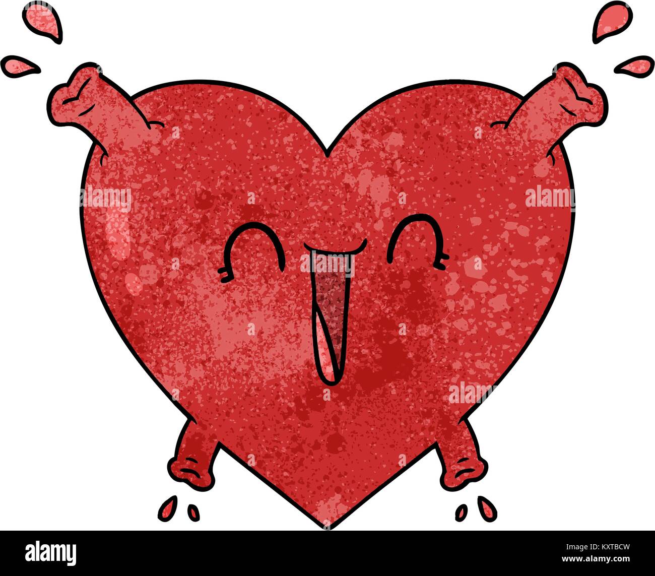 cartoon healthy heart Stock Vector Image & Art - Alamy