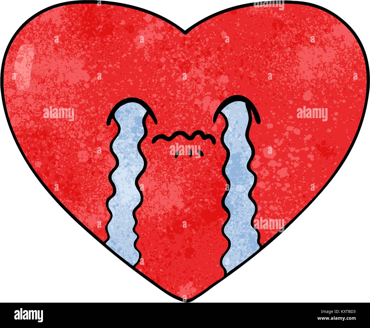 cartoon love sick heart Stock Vector Image & Art - Alamy