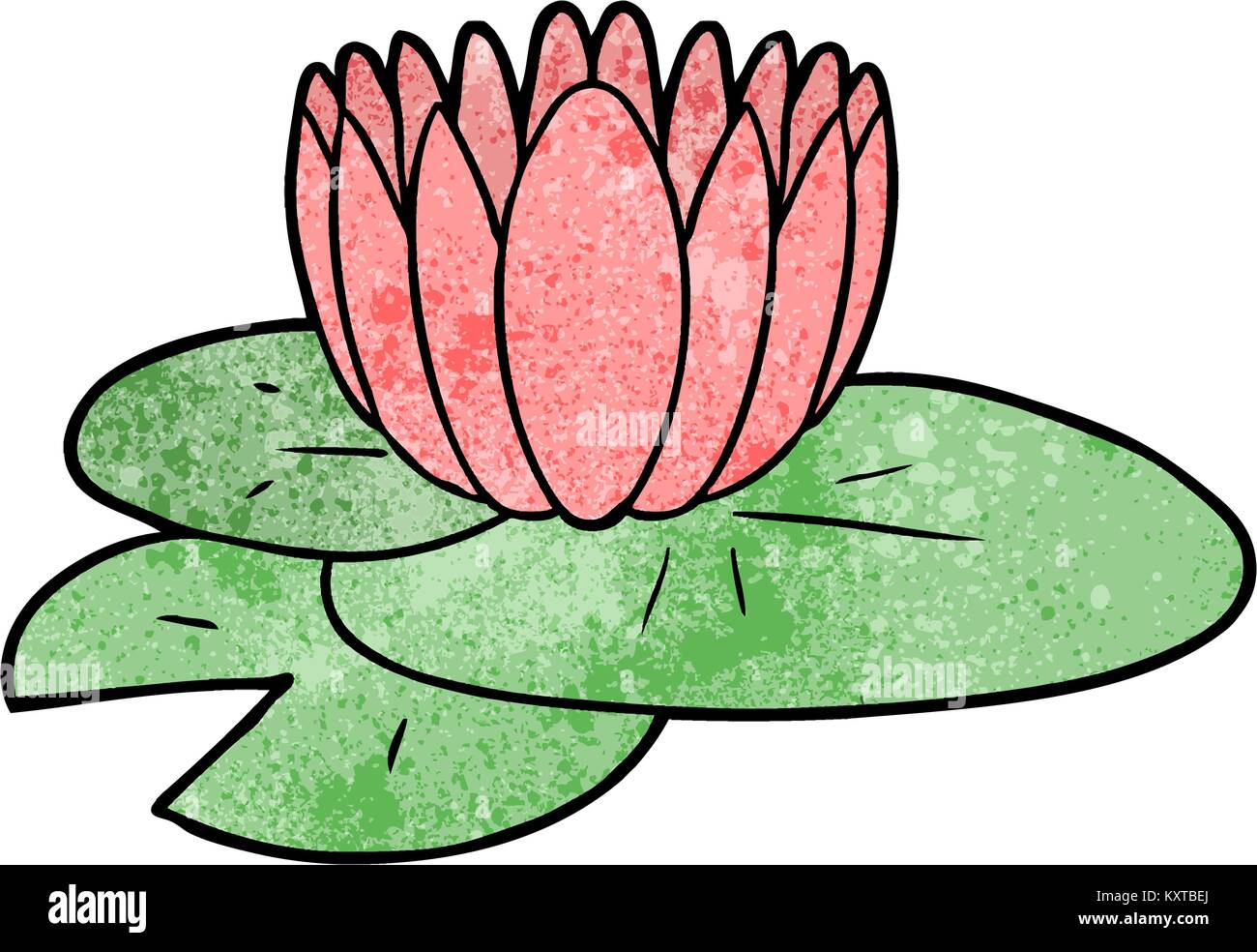 cartoon water lily Stock Vector Image & Art - Alamy