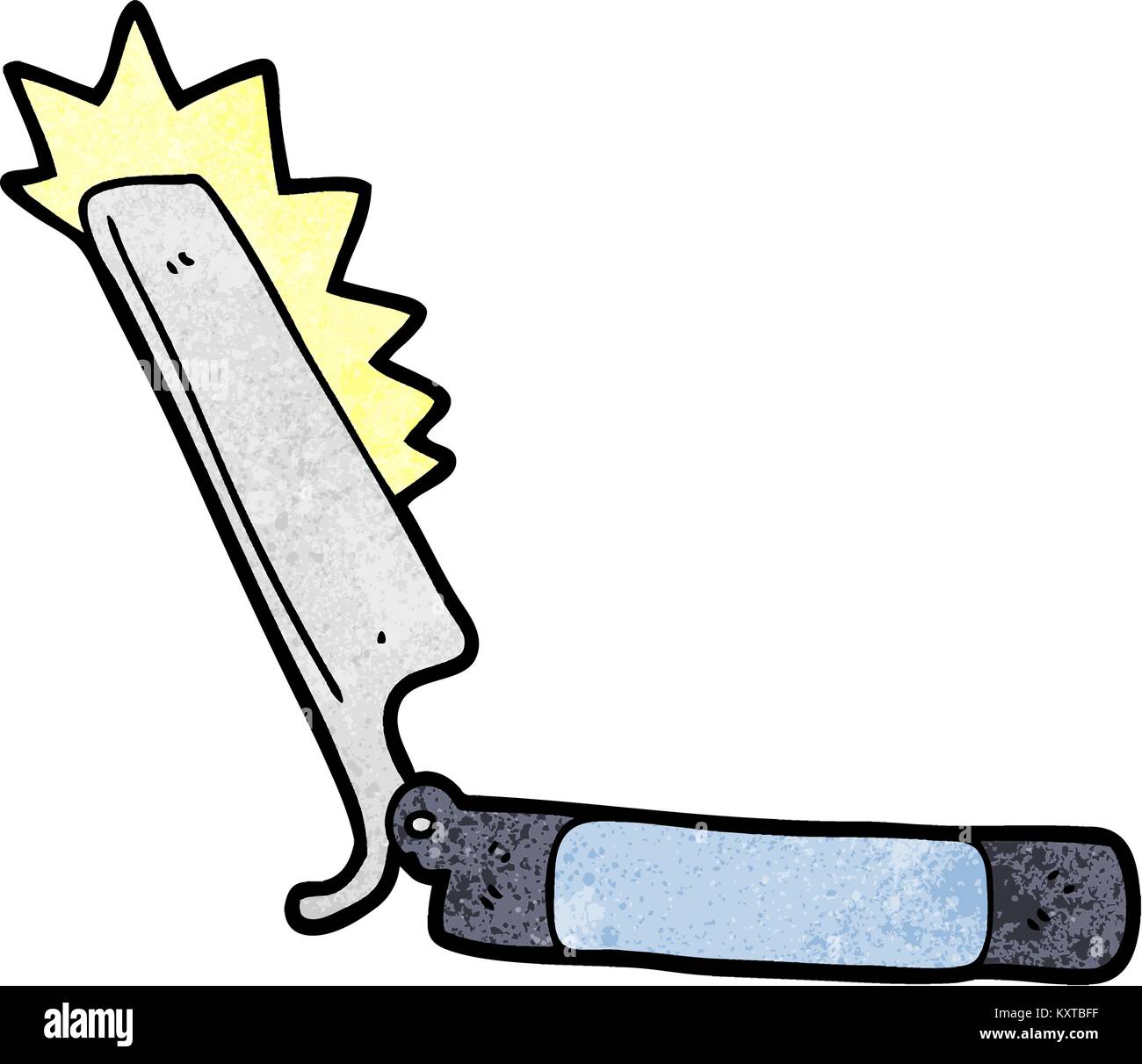 cartoon sharp razor Stock Vector Image & Art - Alamy