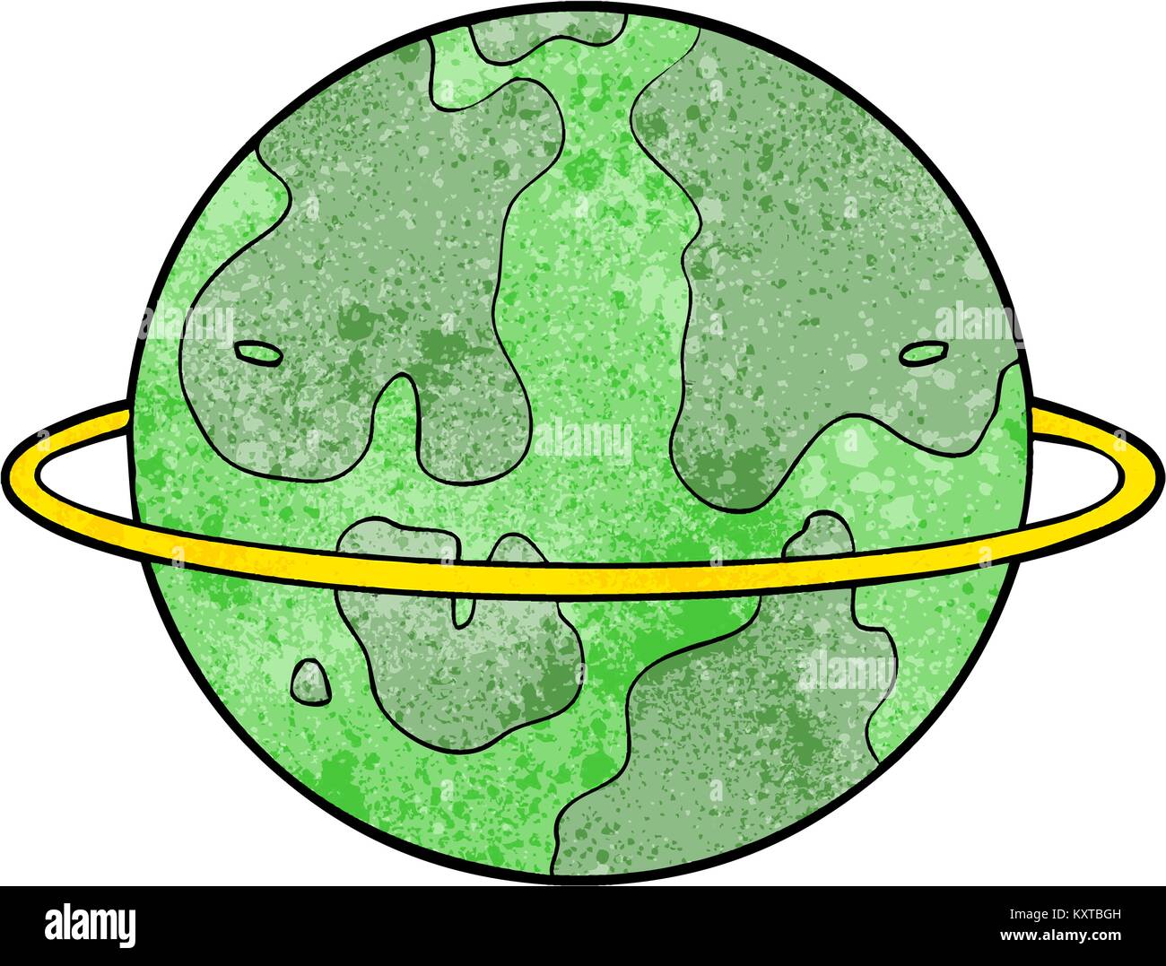 cartoon alien planet Stock Vector Image & Art - Alamy