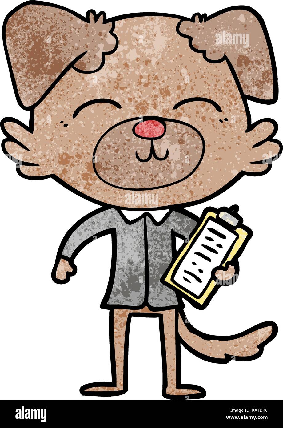 cartoon dog manager Stock Vector Image & Art - Alamy