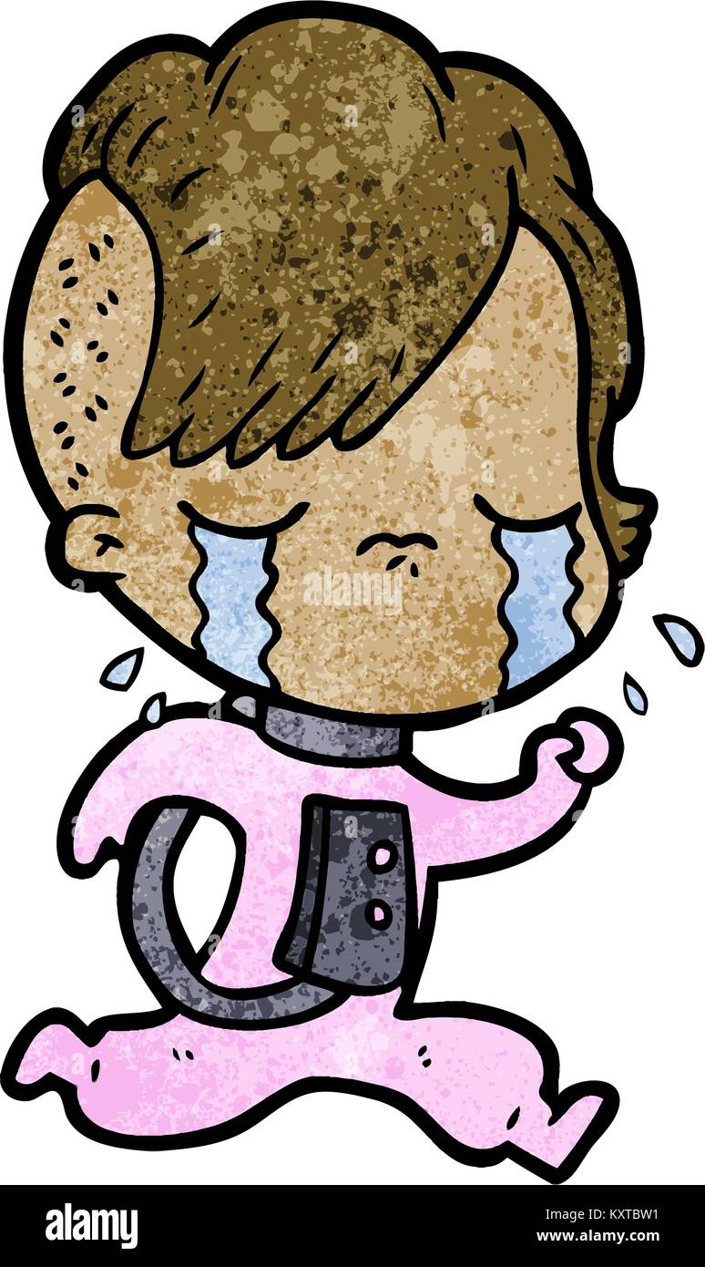 cartoon crying girl Stock Vector Image & Art - Alamy
