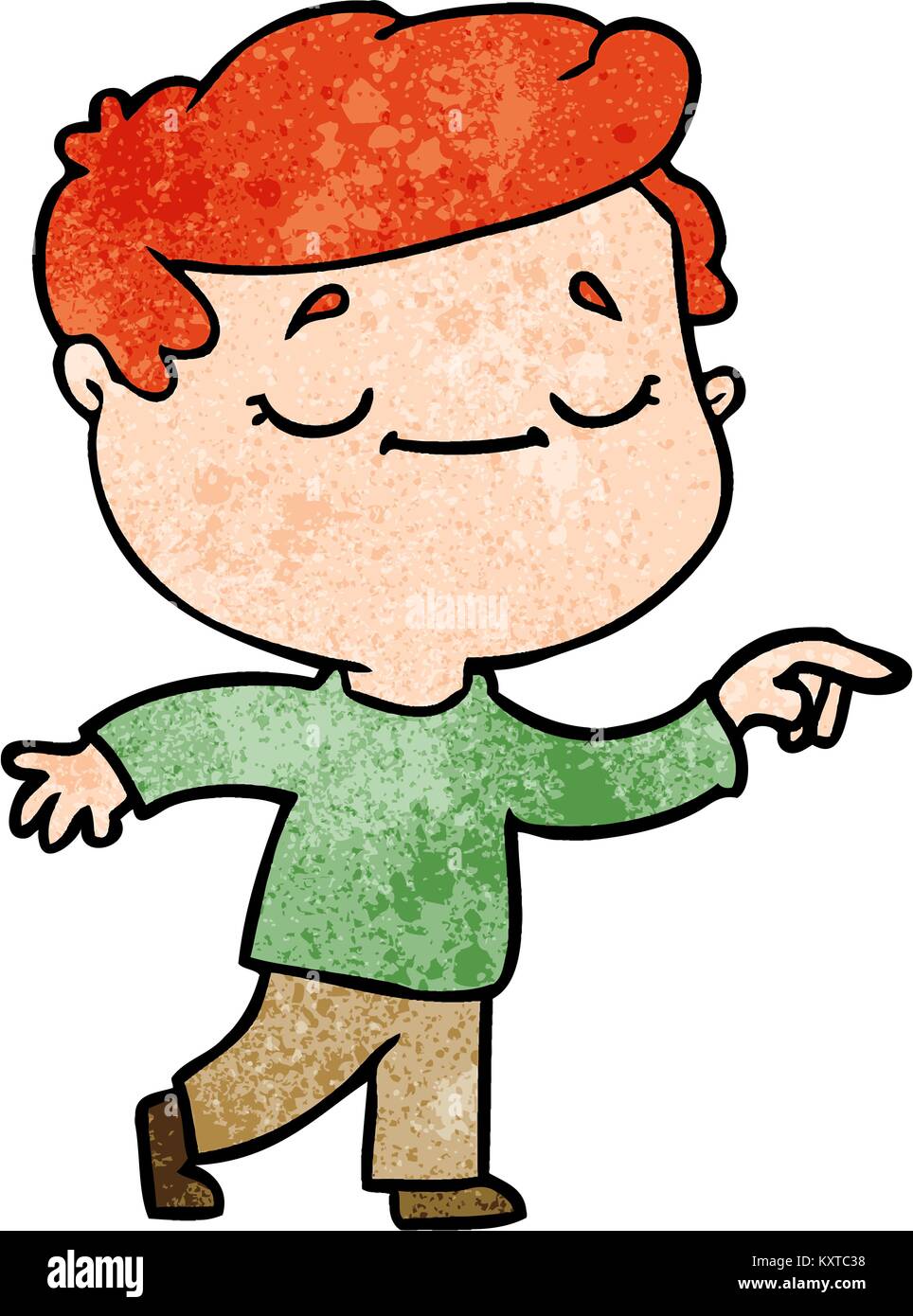 cartoon peaceful man Stock Vector Image & Art - Alamy