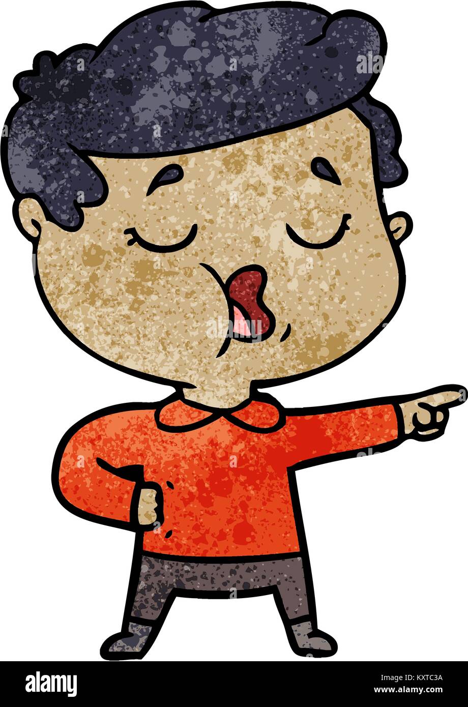 cartoon man talking Stock Vector Image & Art - Alamy