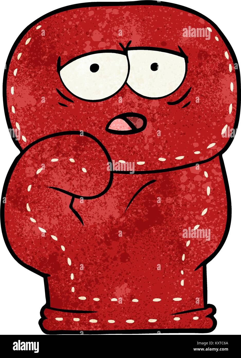 cartoon boxing glove Stock Vector Image & Art - Alamy