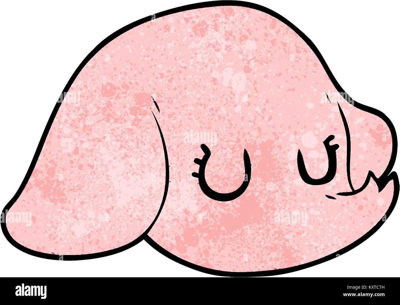 cartoon elephant face Stock Vector Image & Art - Alamy