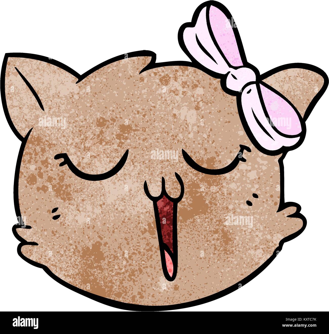 cartoon cat face Stock Vector Image & Art - Alamy