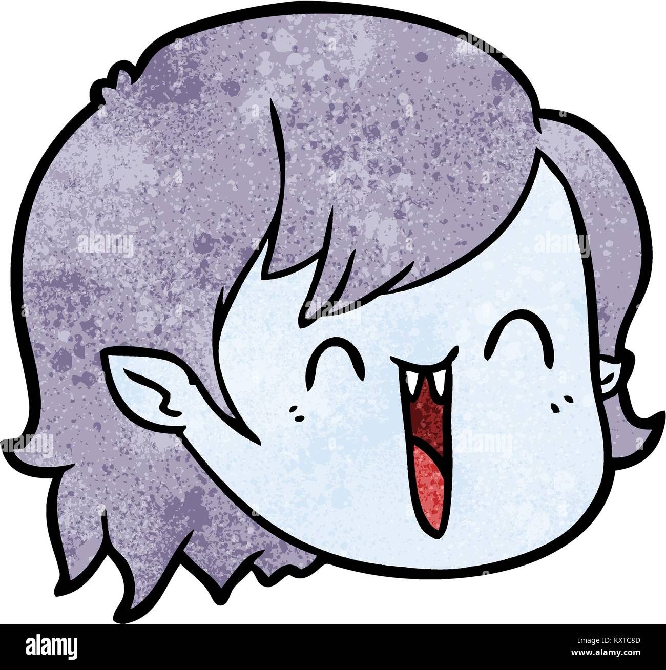 cartoon vampire girl face Stock Vector Image & Art - Alamy