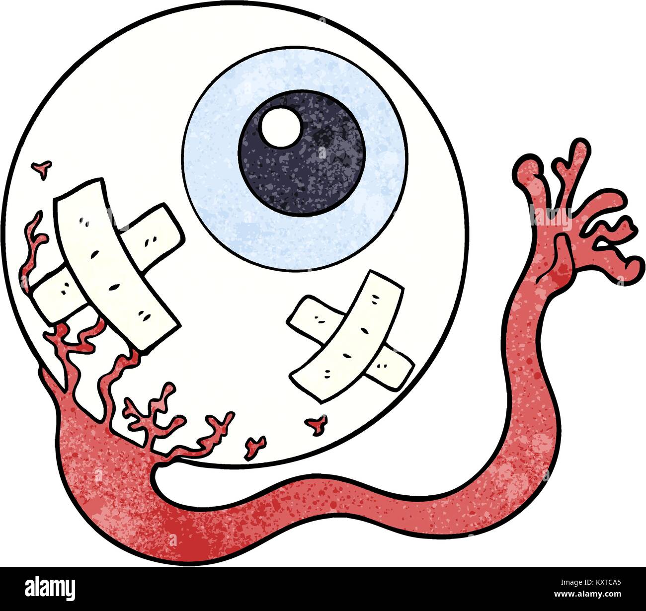 cartoon injured eyeball Stock Vector Image & Art - Alamy