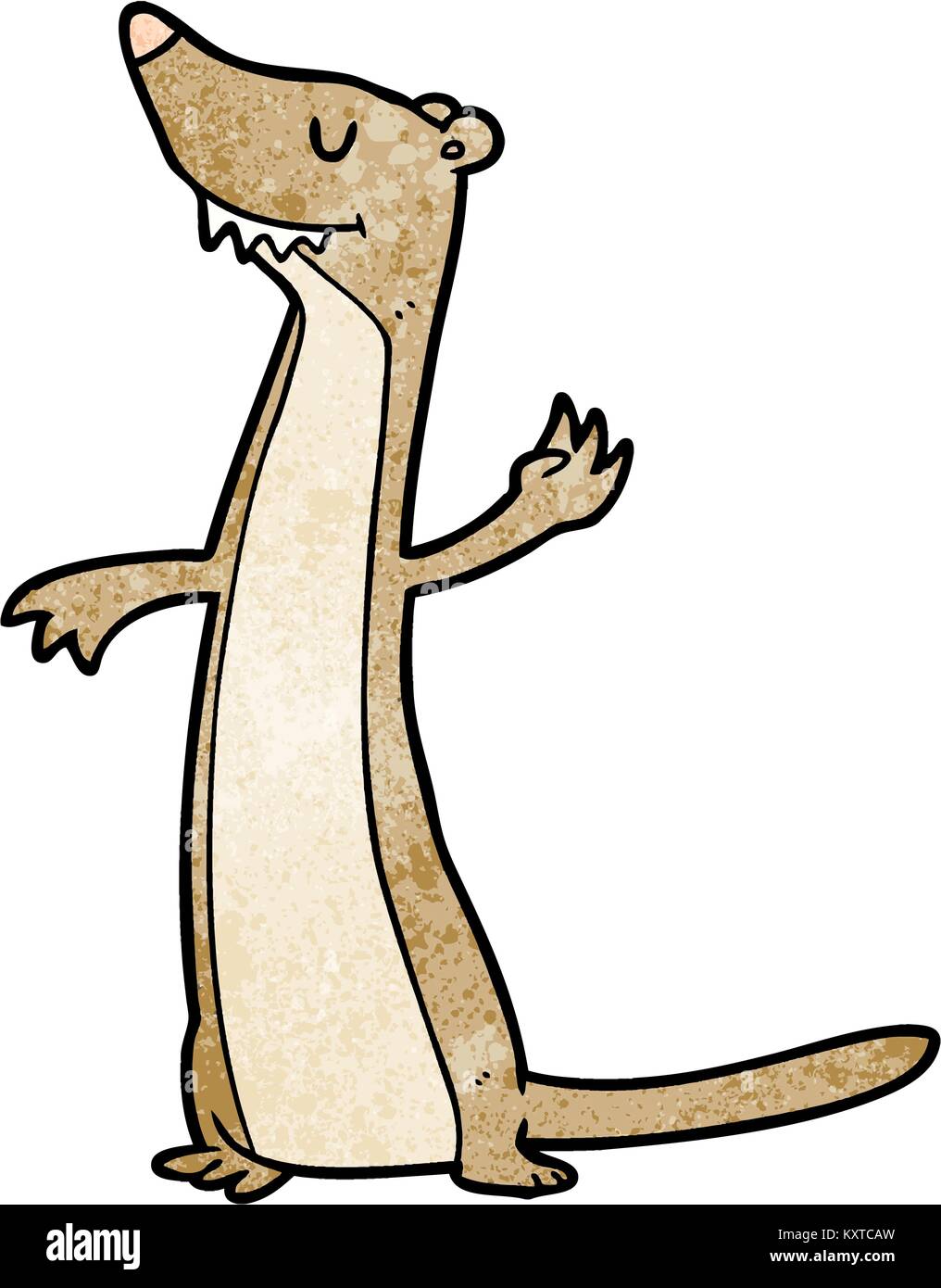 Weasel cartoon hi-res stock photography and images - Alamy