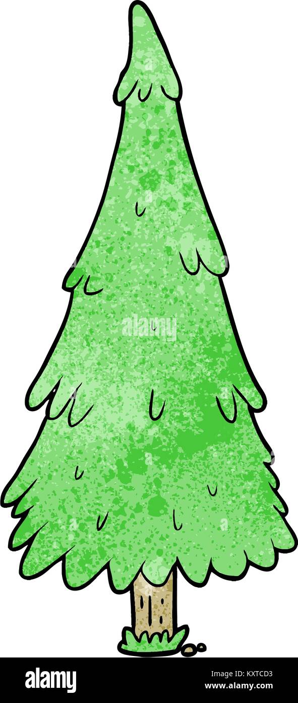 cartoon christmas tree Stock Vector Image & Art - Alamy