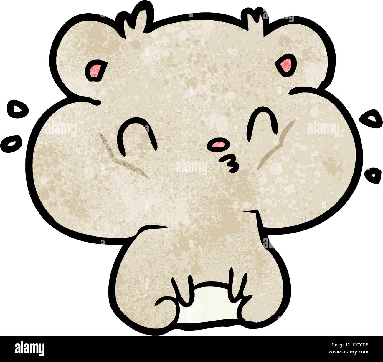 cartoon hamster with full cheek pouches Stock Vector Image & Art - Alamy
