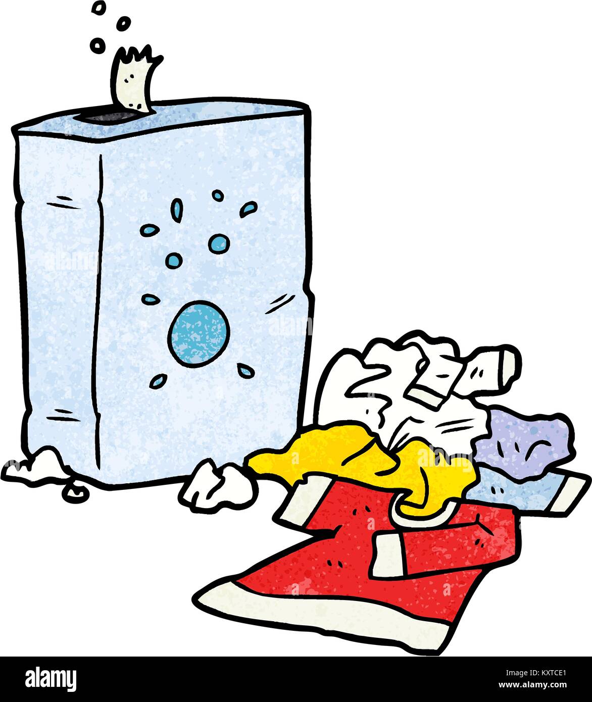 cartoon washing powder and laundry Stock Vector Image & Art - Alamy