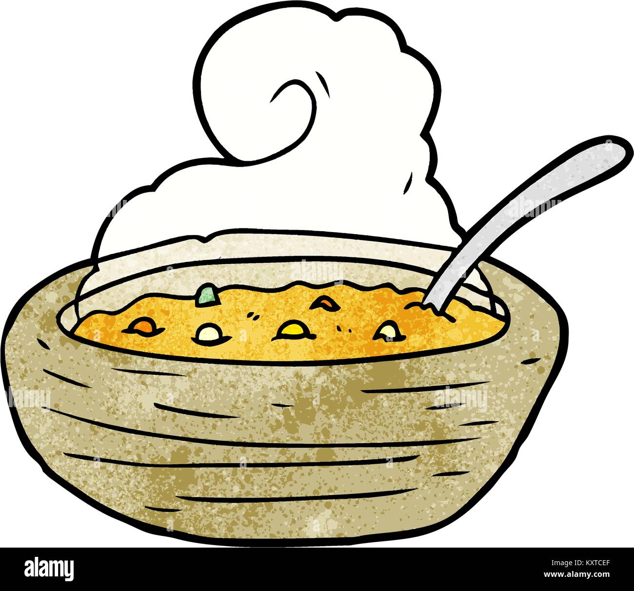 cartoon hot bowl of broth Stock Vector Image & Art - Alamy