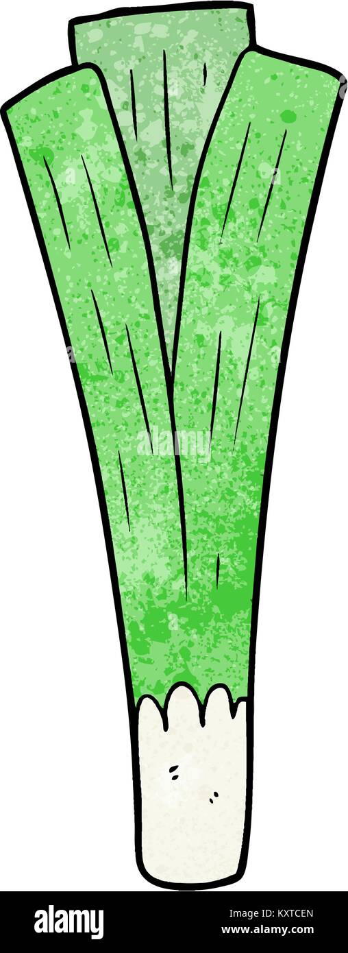 cartoon organic leek Stock Vector Image & Art - Alamy
