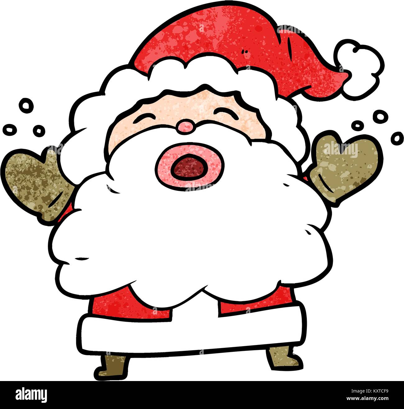 cartoon santa claus shouting in frustration Stock Vector Image & Art ...