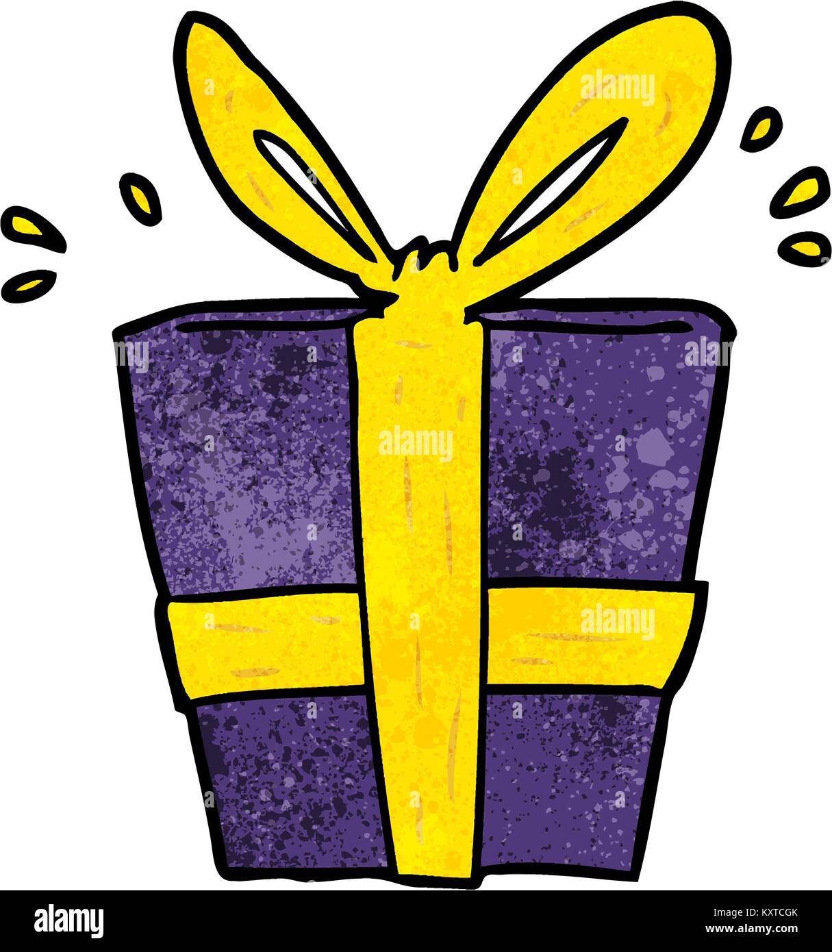 cartoon wrapped gift Stock Vector Image & Art - Alamy
