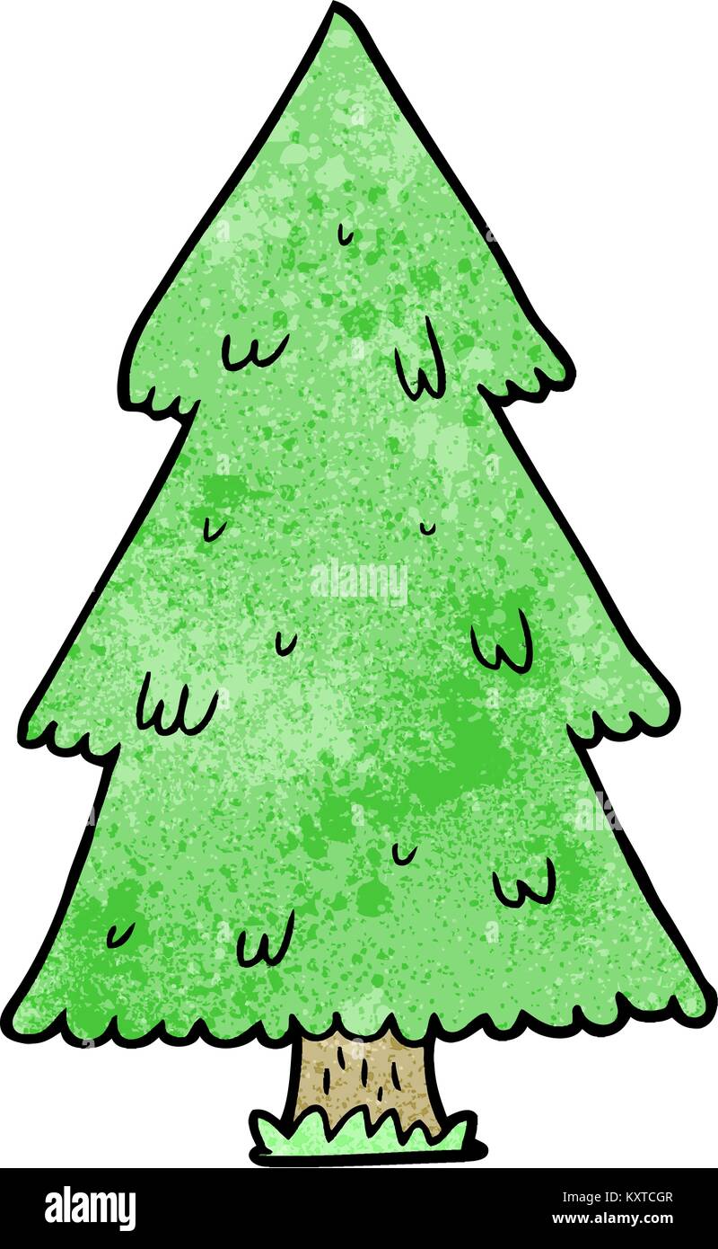 cartoon christmas tree Stock Vector Image & Art - Alamy