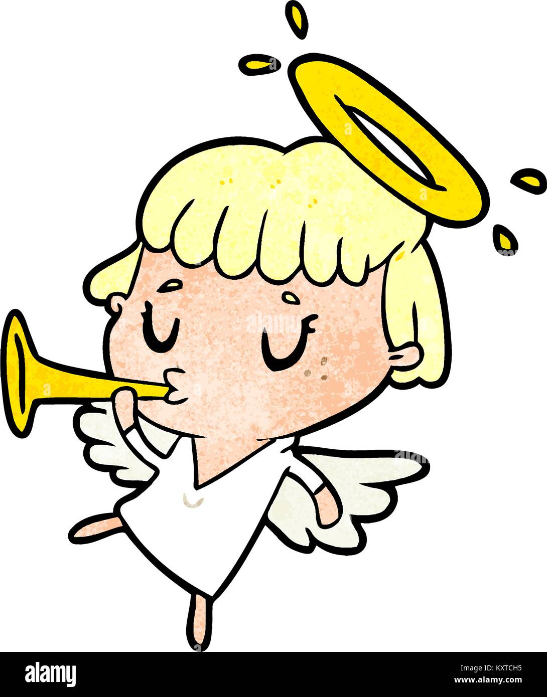 cute cartoon angel Stock Vector Image & Art - Alamy