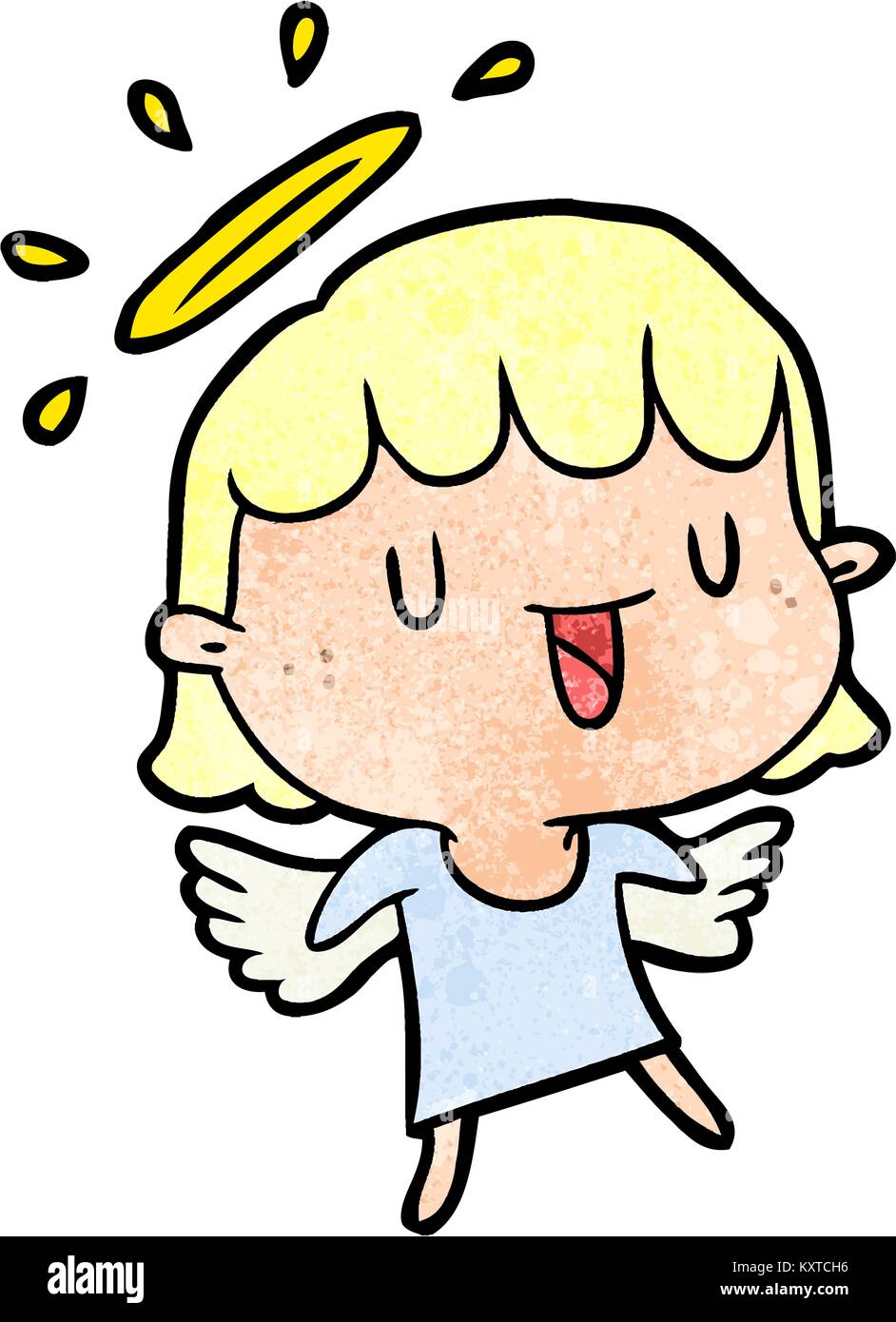 cute cartoon angel Stock Vector Image & Art - Alamy