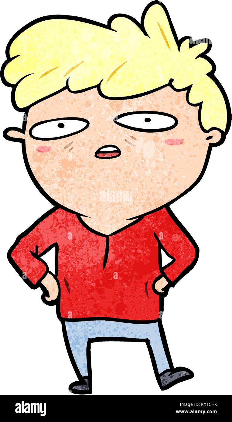 Impatient man drawing hi-res stock photography and images - Alamy