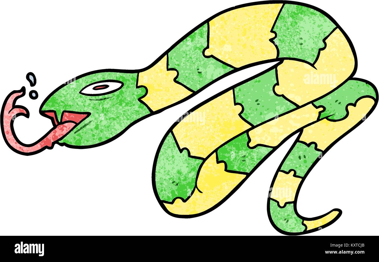 cartoon hissing snake Stock Vector Image & Art - Alamy